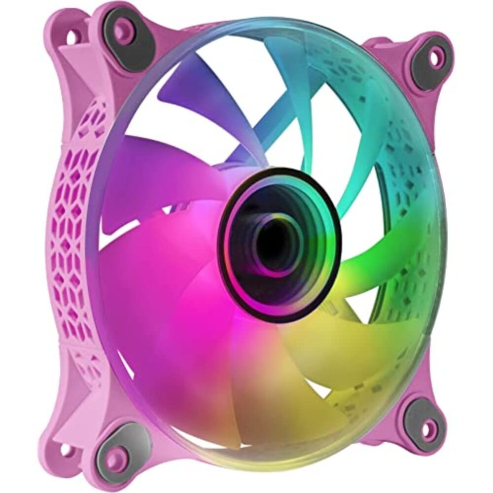 MARS GAMING FANS PINK INFINITY 3FANS KIT ARGB MIRROR - FOR CASE - AGT ...